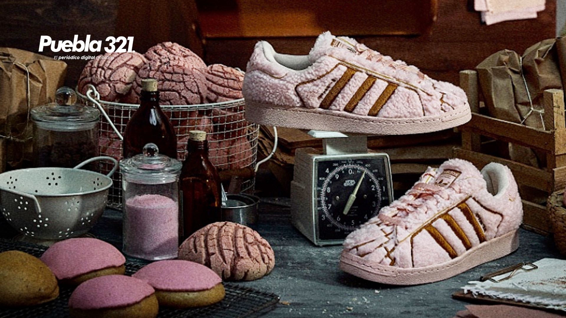 Adidas lanza tenis en homenaje a las conchas mexicanas - Puebla321